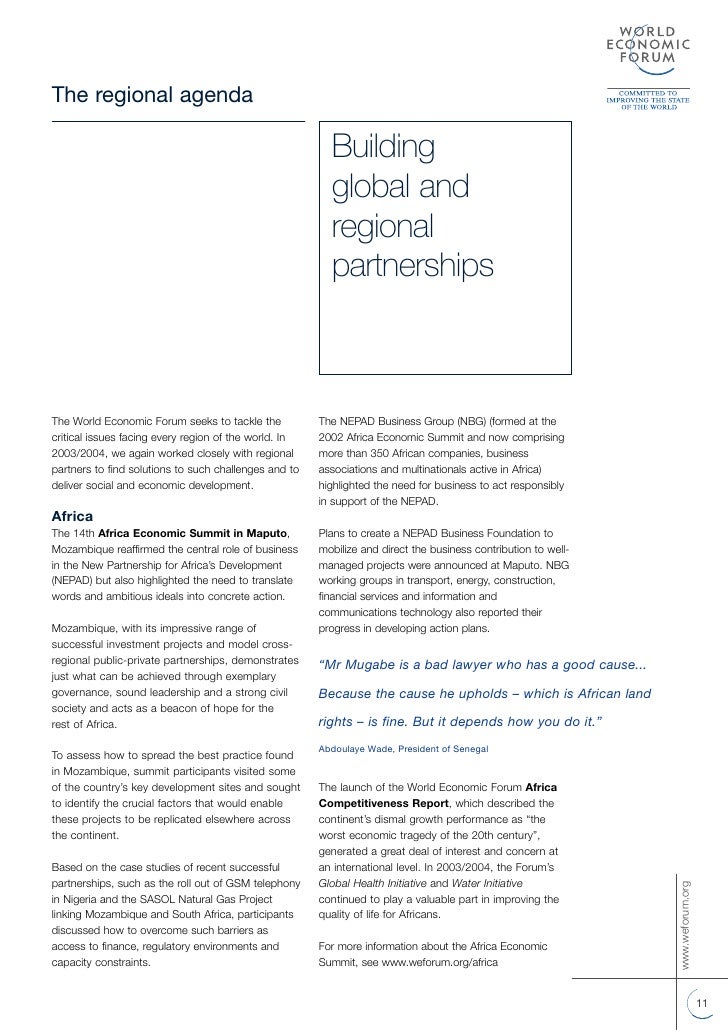 world economic forum Annual Report 2004 world economic forum Annual Report 2004