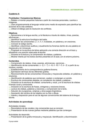 9658 18-4-programación de aula lectoescritura cast. | DOC