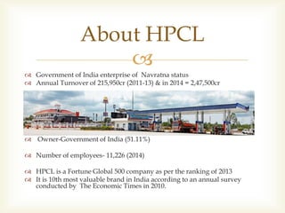 HPCL Presentation1 | PPTX