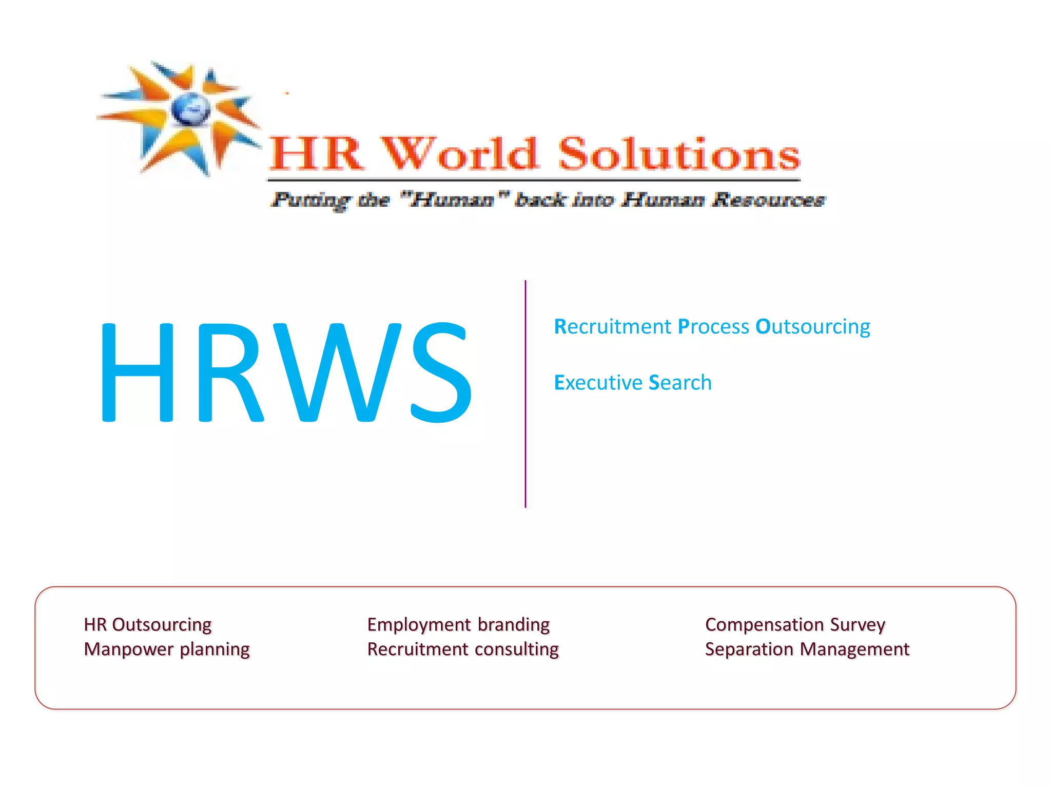 HRWS - Company Profile - 2016 | PDF | Job Fairs | Job Search