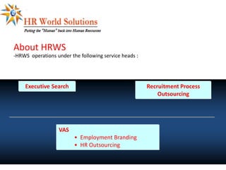 HRWS - Company Profile - 2016 | PDF | Job Fairs | Job Search