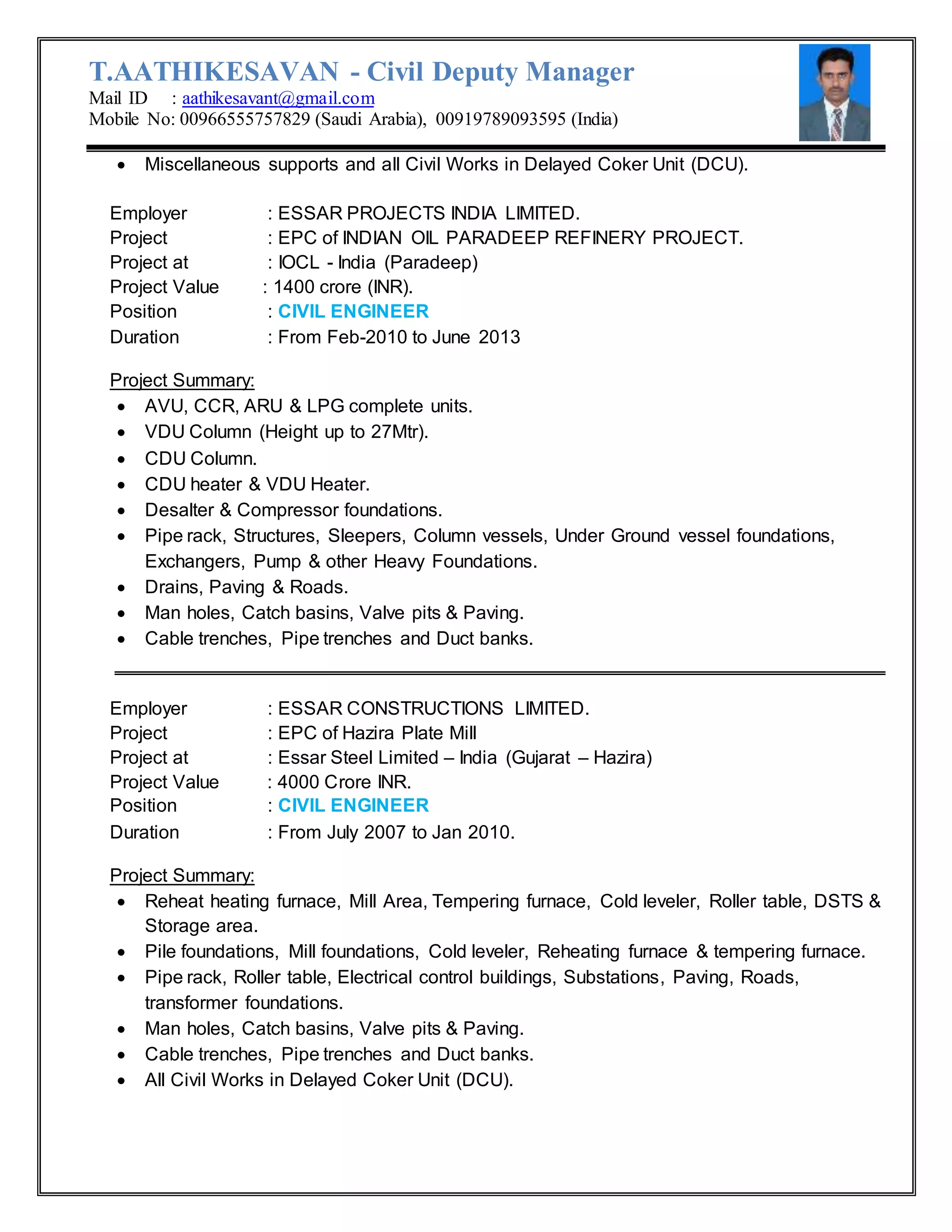 Aathikesavan CV | DOCX