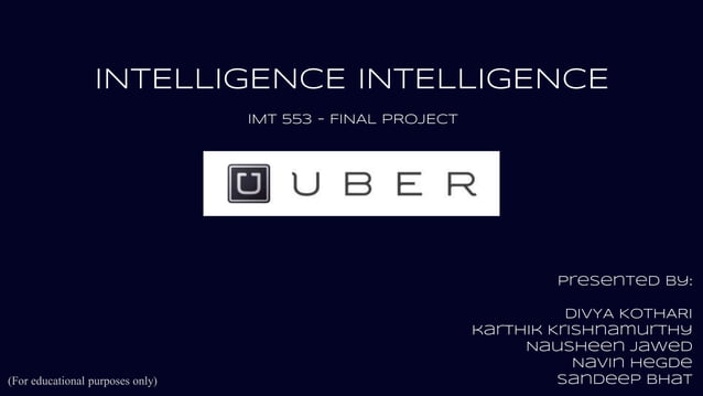 Intelligence Intelligence (Uber) | PPTX