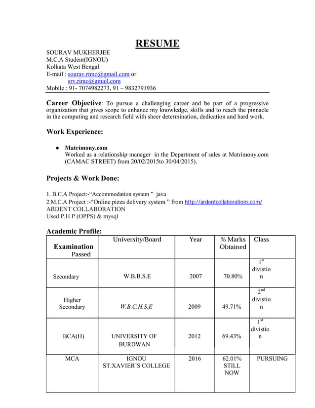 SOURAV CV FINAL JOB-ilovepdf-compressed | PDF | Computing | Technology & Computing