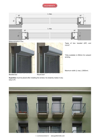 Roller shutter Supergradhermetic - Gradhermetic | PDF