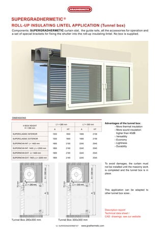 Roller shutter Supergradhermetic - Gradhermetic | PDF