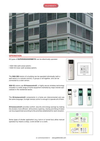 Roller shutter Supergradhermetic - Gradhermetic | PDF