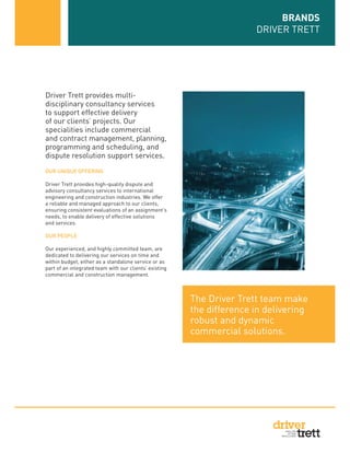 Driver Group Europe Brochure | PDF