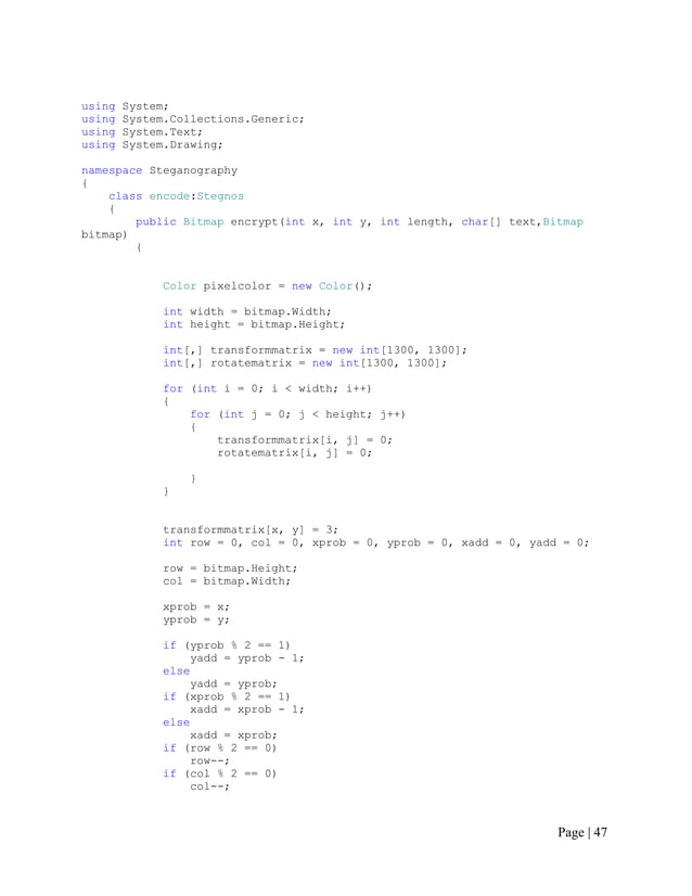 96683234 project-report-steganography | PDF