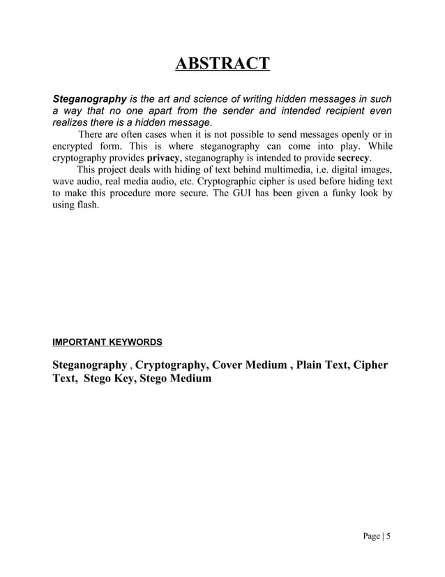96683234 project-report-steganography | PDF