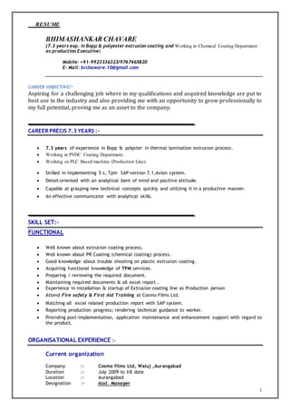 Brc Resume | DOCX