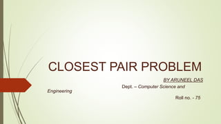 CLOSEST PAIR (Final) | PPTX