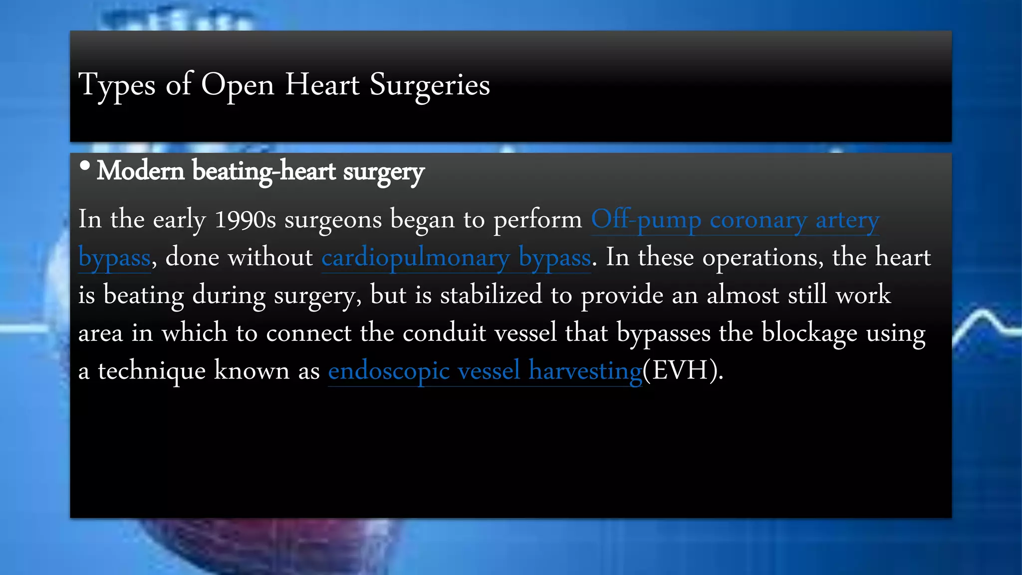 Types of heart Surgeries | PPTX