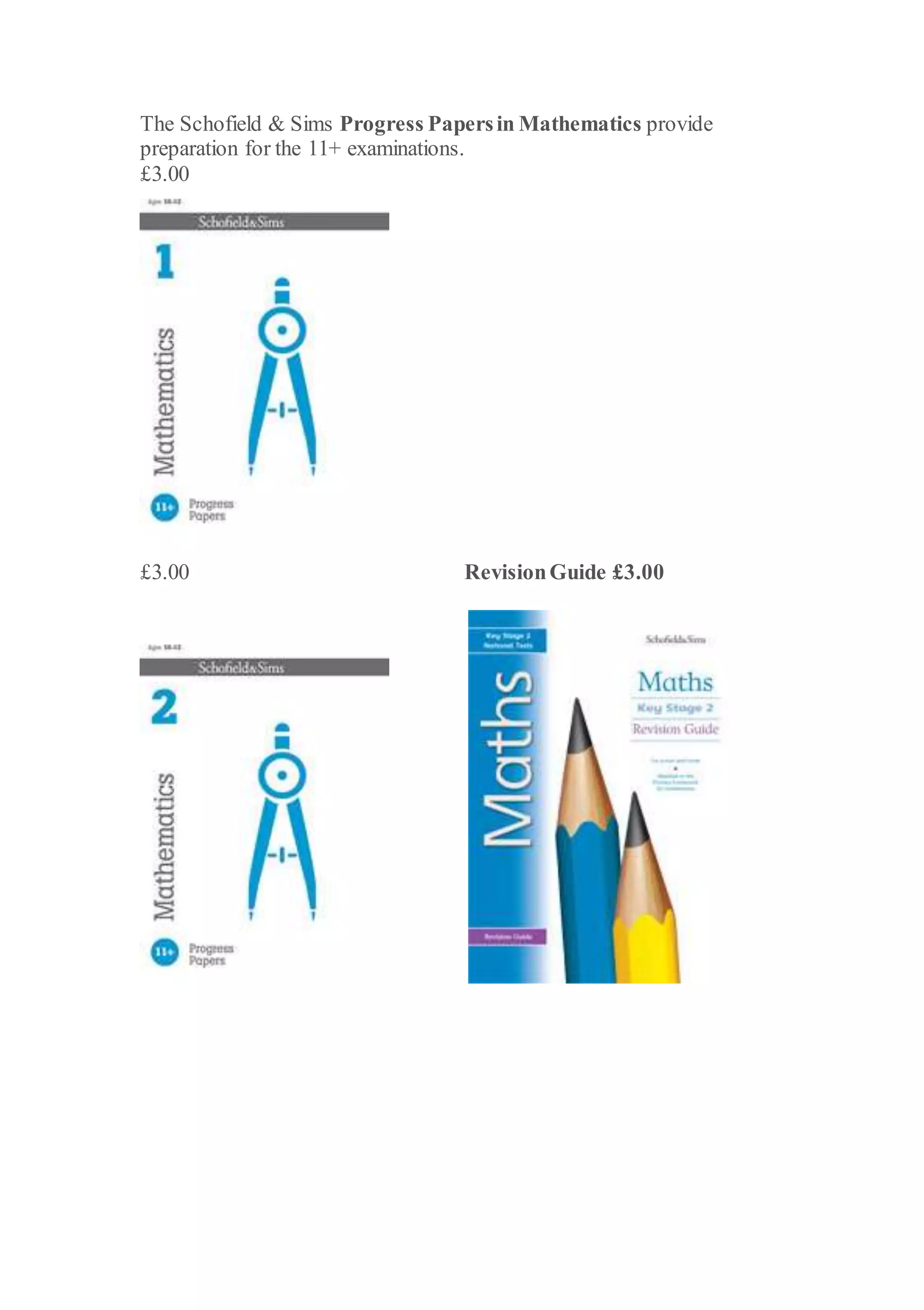 Schofield English & Maths | PDF