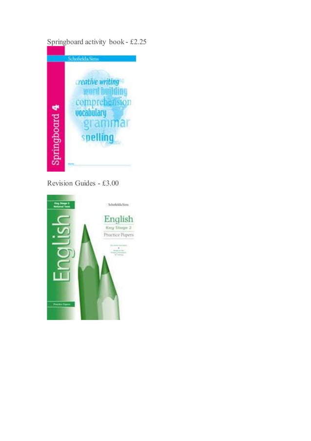 Schofield English & Maths | DOCX