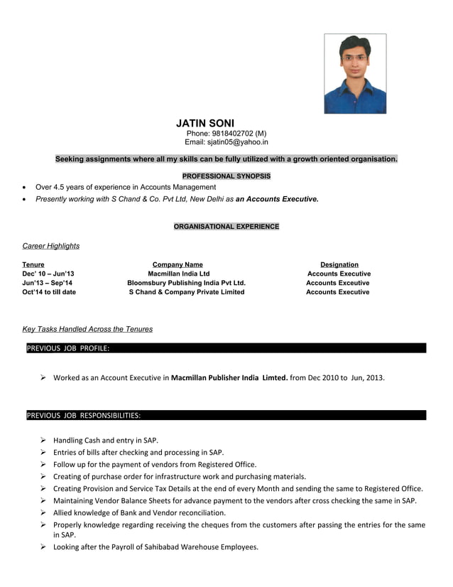 Jatin Soni Resume(Updated) | PDF
