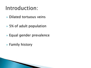 Venous Diseases, Varicose Veins | PPT