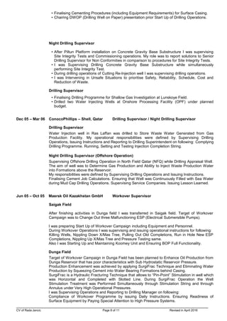 CV of Rada Jancic (Revised in April 2016) | DOC