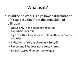 Clinical Case on Jaundice | PPTX