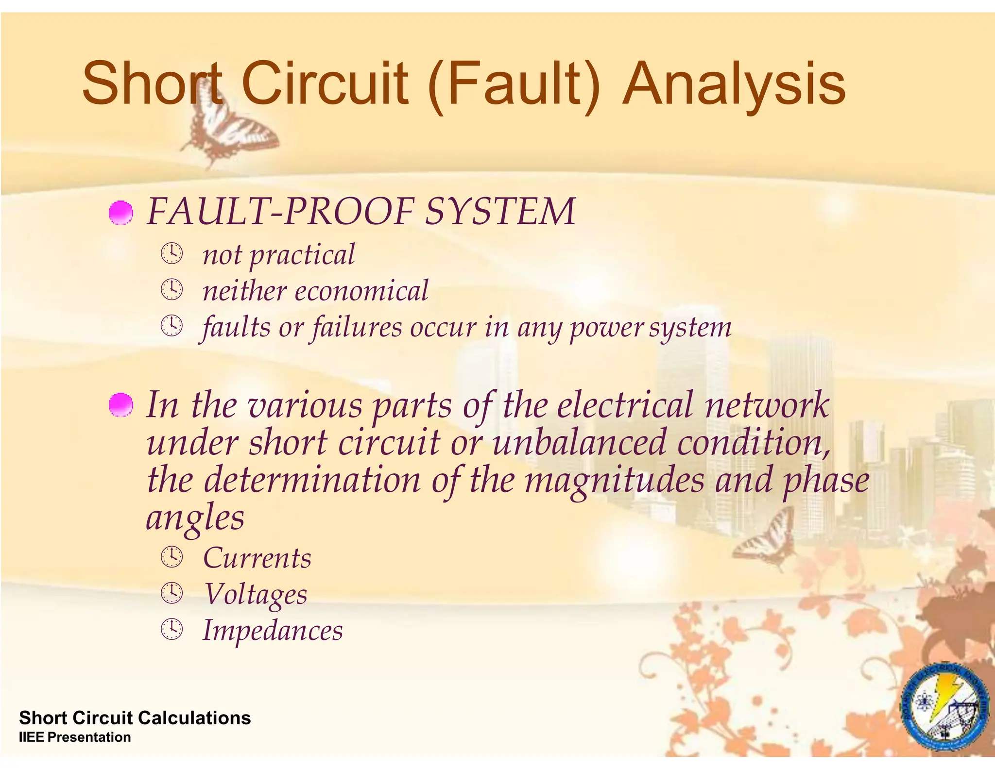 Short Circuit Calculations Revisited Pptx Pptx