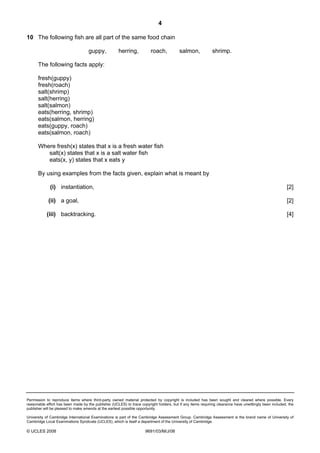 Computer paper 3 may june 2008 9691 cambridge General Certificate of ...