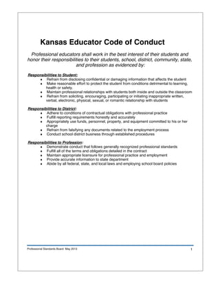 Kansas Teaching License | PDF