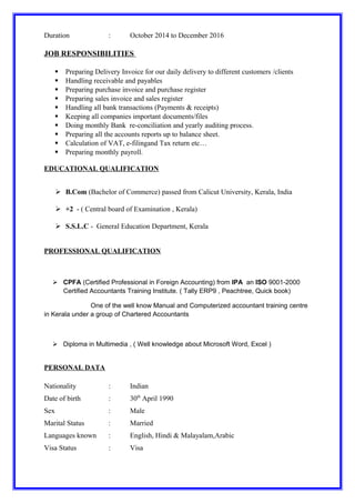 CV-shafi-new 2016 | DOC