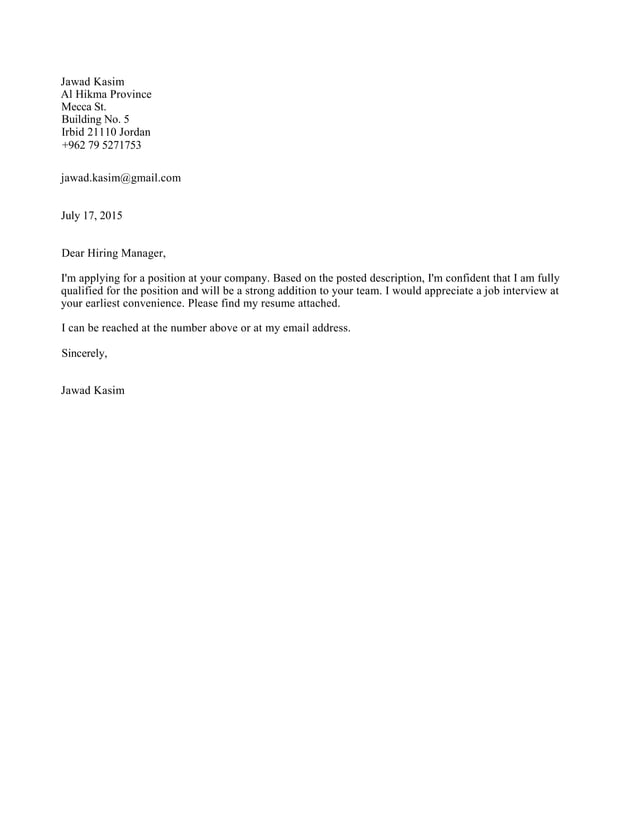 Jawad's Resume | PDF