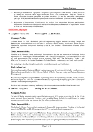 Giri Rao CV-Mech Design engineer | DOC