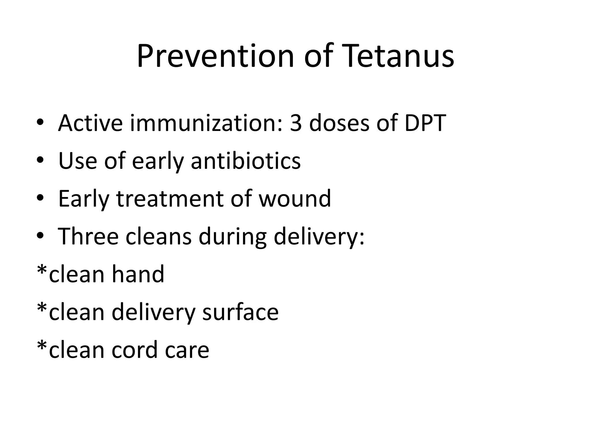 Tetanus !! | PPTX