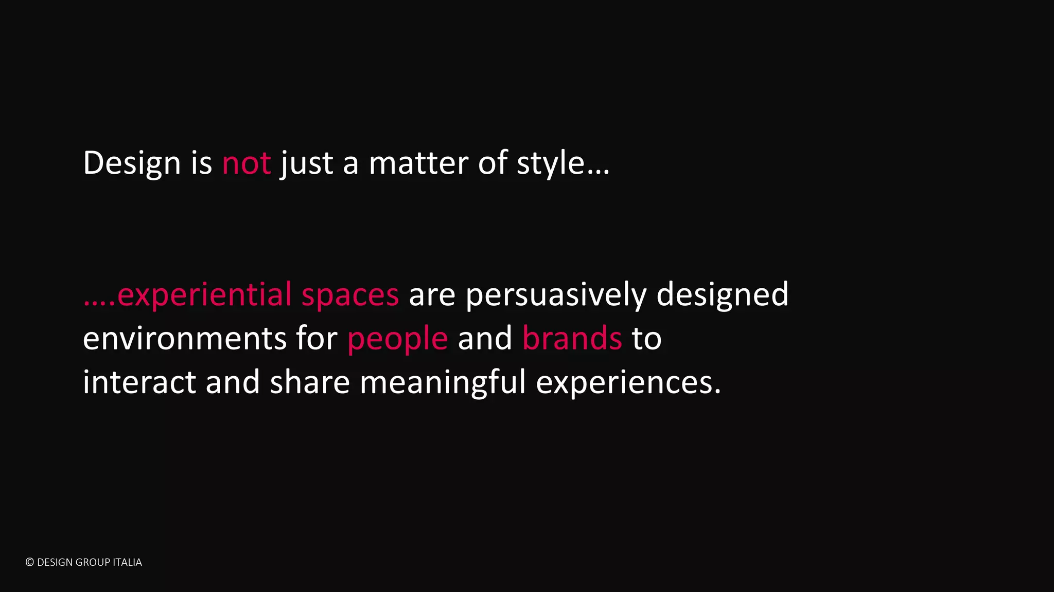 Experiential spaces | PDF
