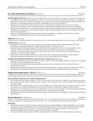 Heather Filgate Resume | PDF