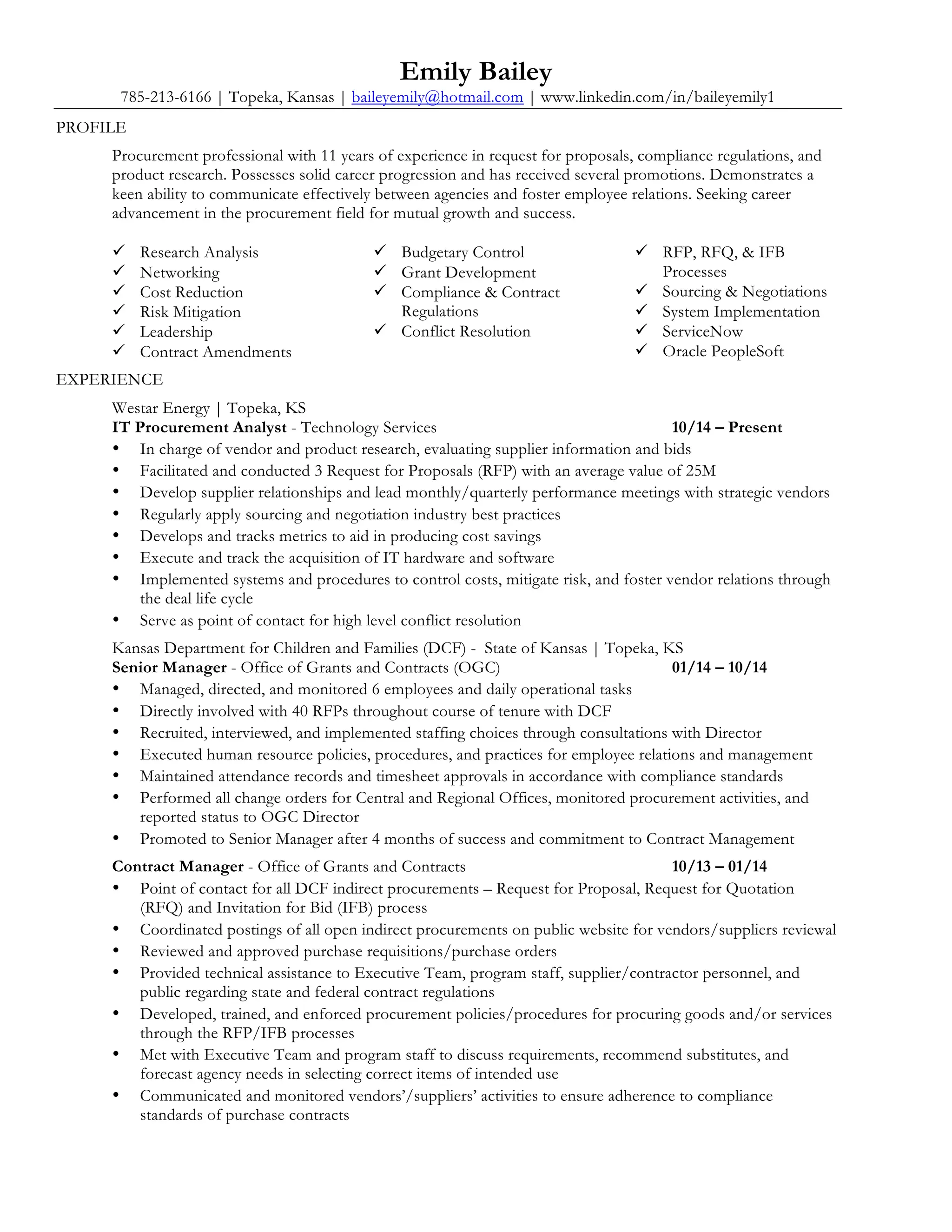 Emily Bailey Resume -draft4 | PDF