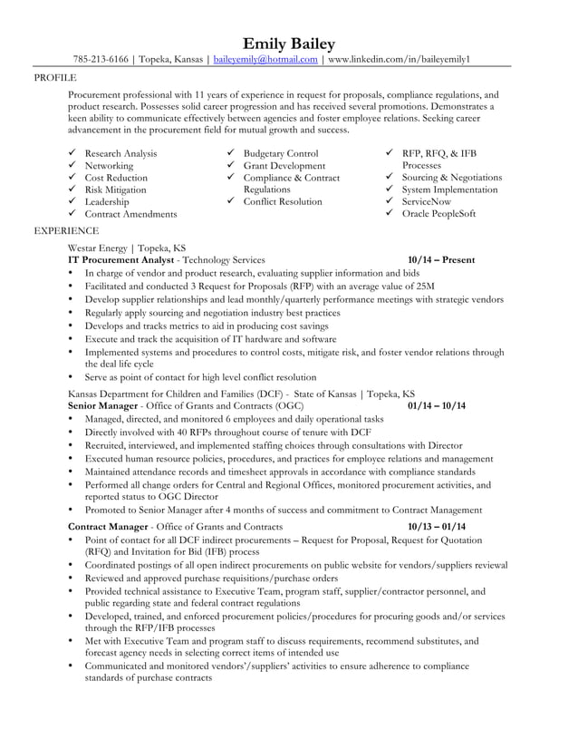 Emily Bailey Resume -draft4 | PDF