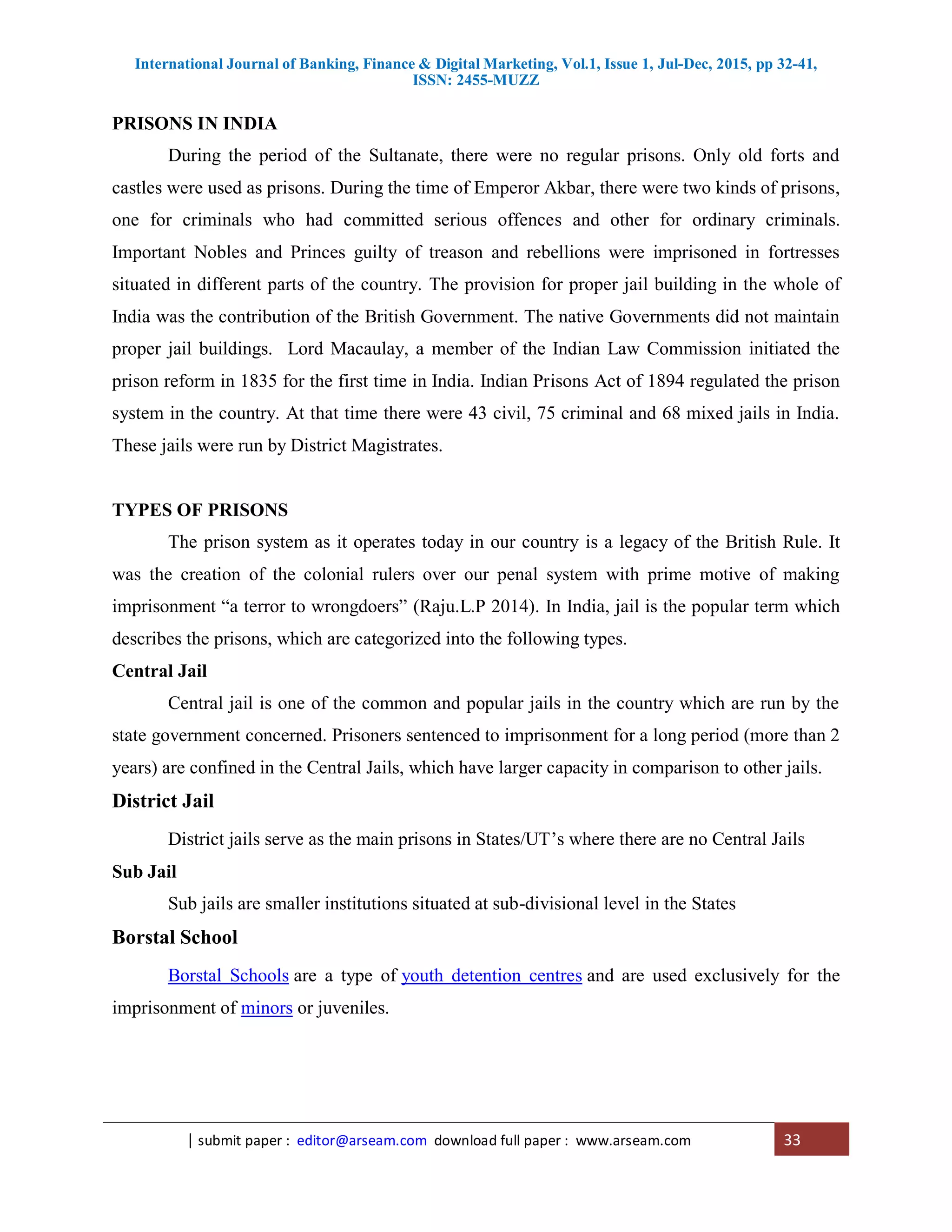 96 an overview of demographic profile of prisoners in india | PDF