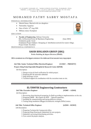 Mohamed Fathy Sabry Mostafa | PDF