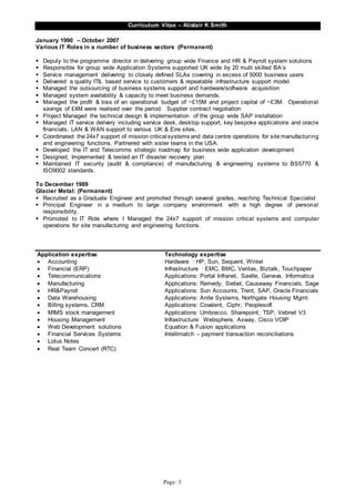 Alistair K Smith CV | PDF