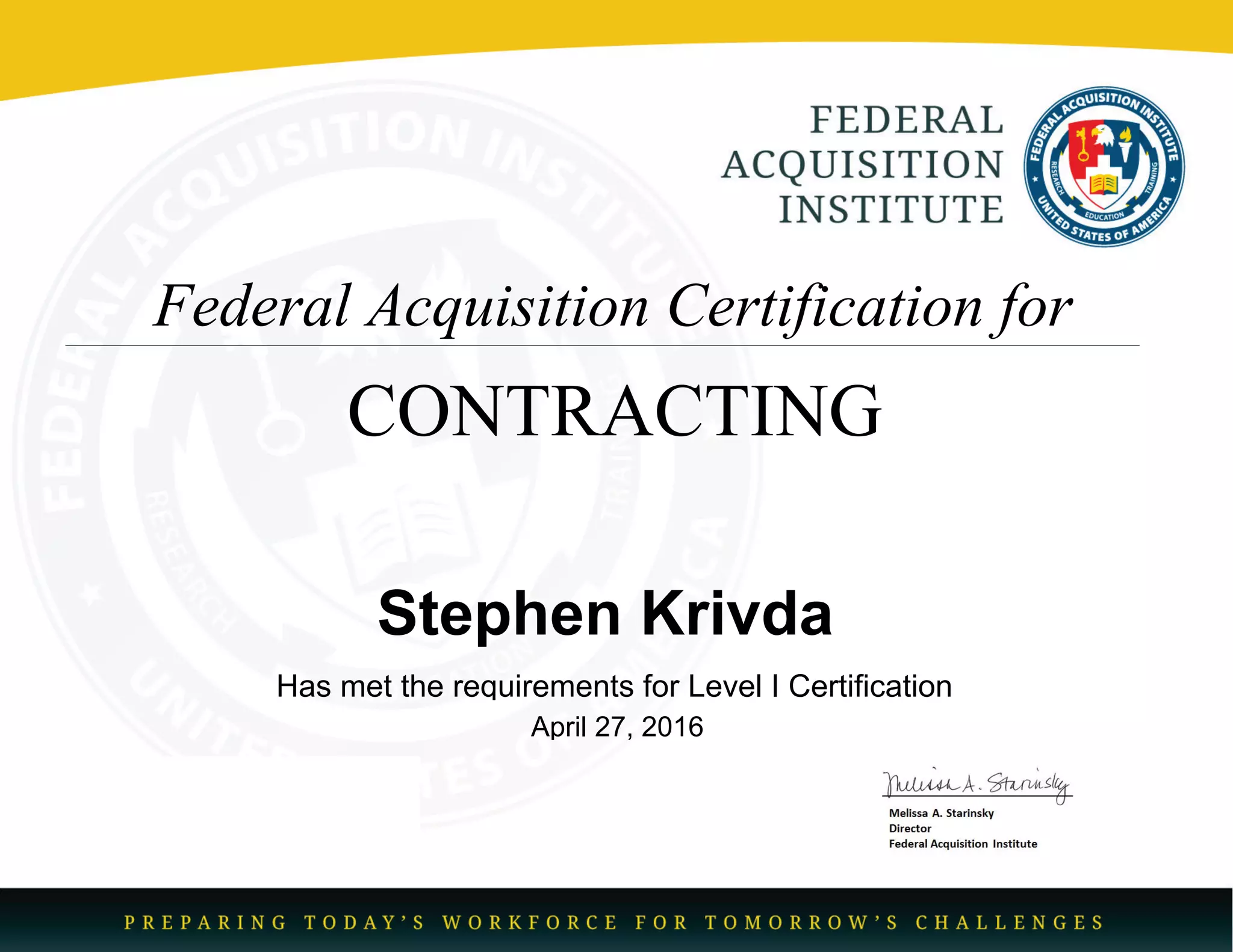 FAC-C.Certification | PDF