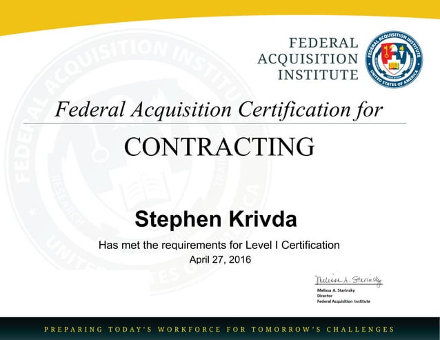 FAC-C.Certification | PDF