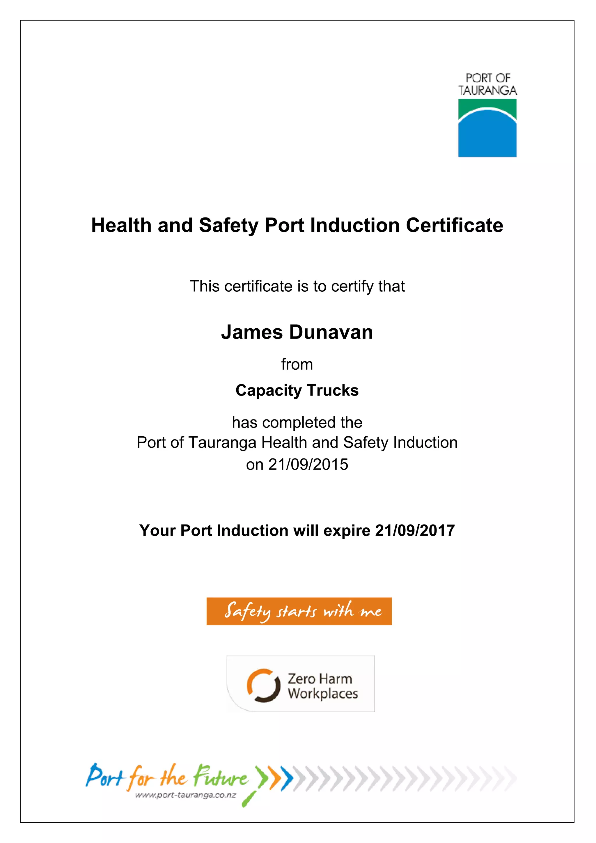 Primary Induction Certificate | PDF