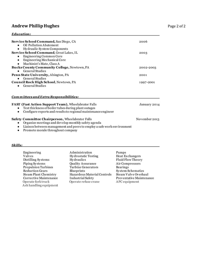 Andrew Resume | PDF
