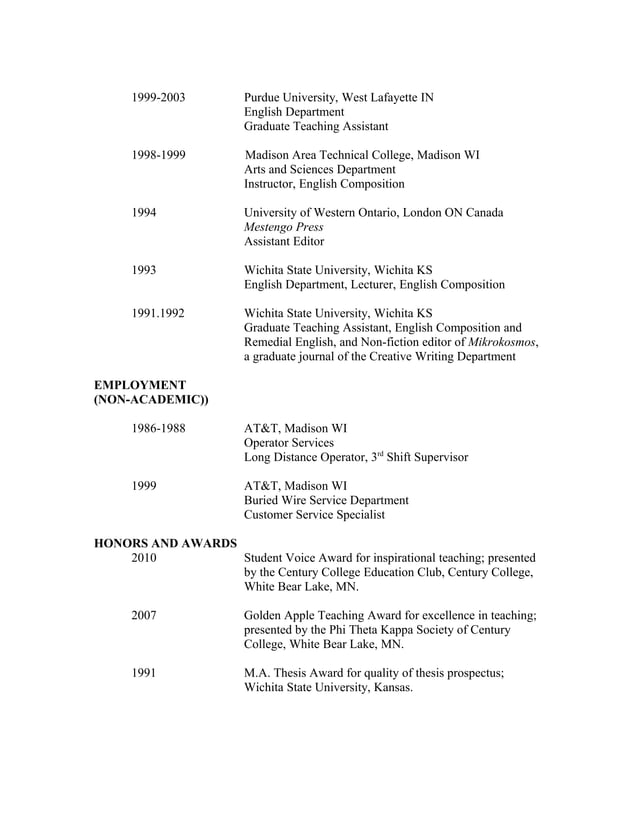 Resume | DOC | Education