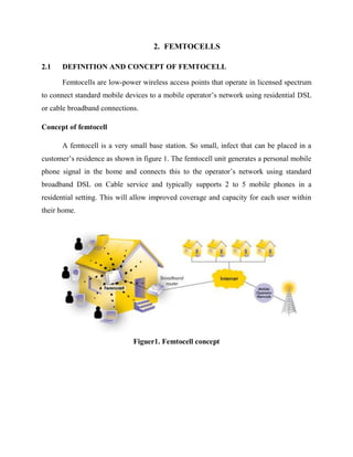 FEMTOCELL TECHNOLOGY Presentation | PDF