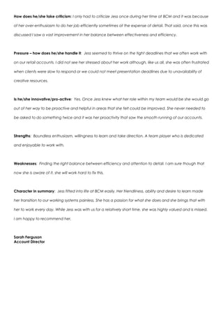 BCM Reference | DOC