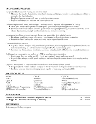 EntryLevel Resume | PDF