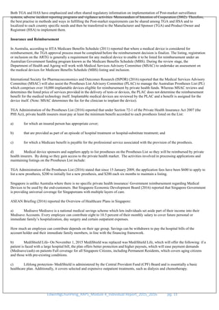 Academic Report on Singapore HSA Class D and Australia TGA Class III ...