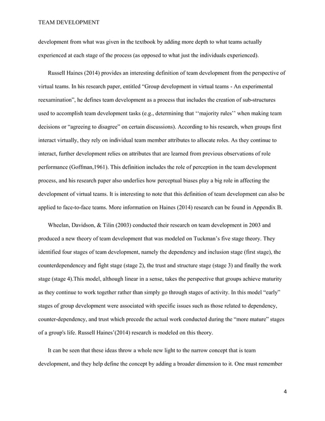 Organizational behaviour_Team Development | PDF