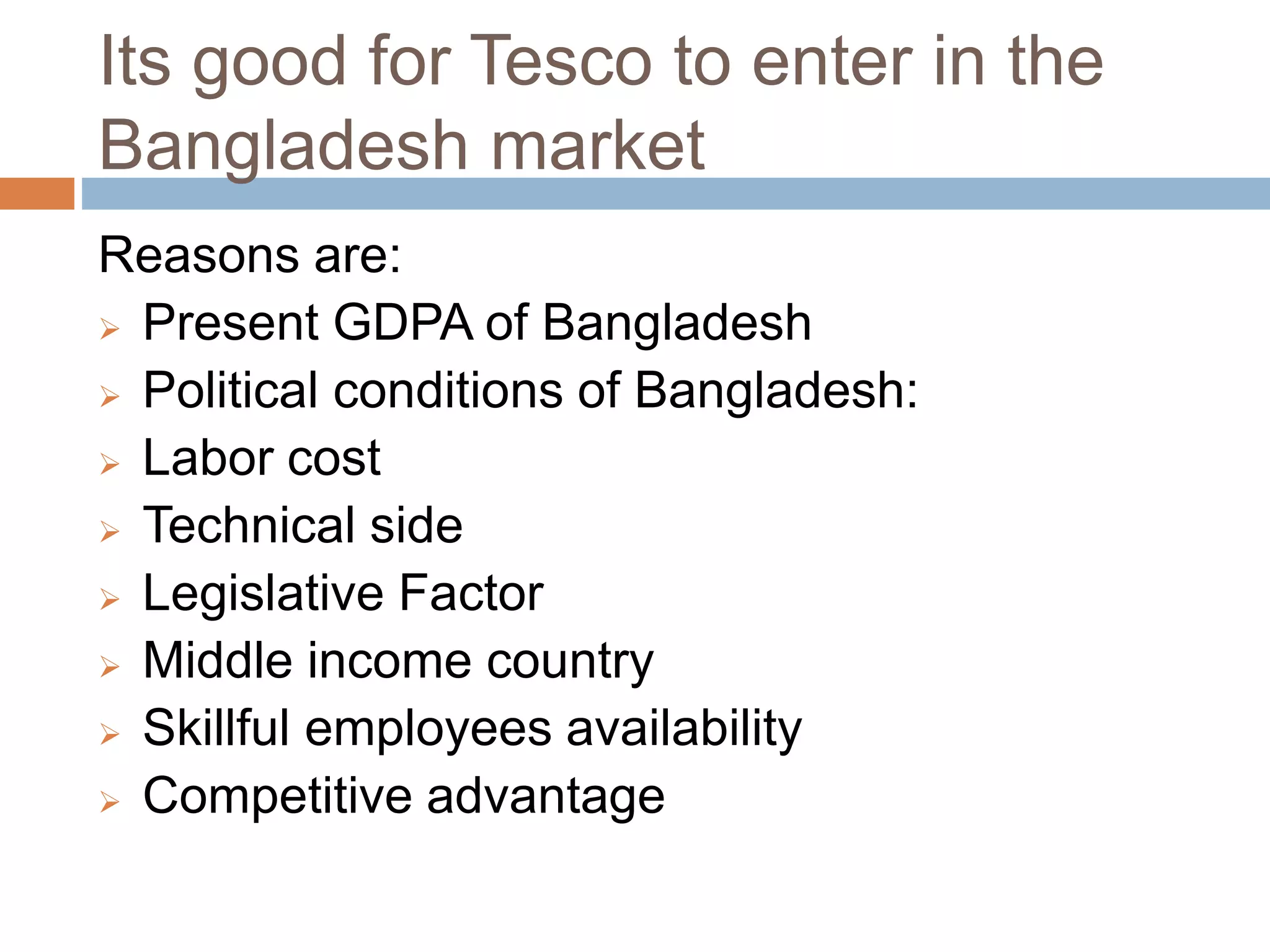tesco ppt | PPTX