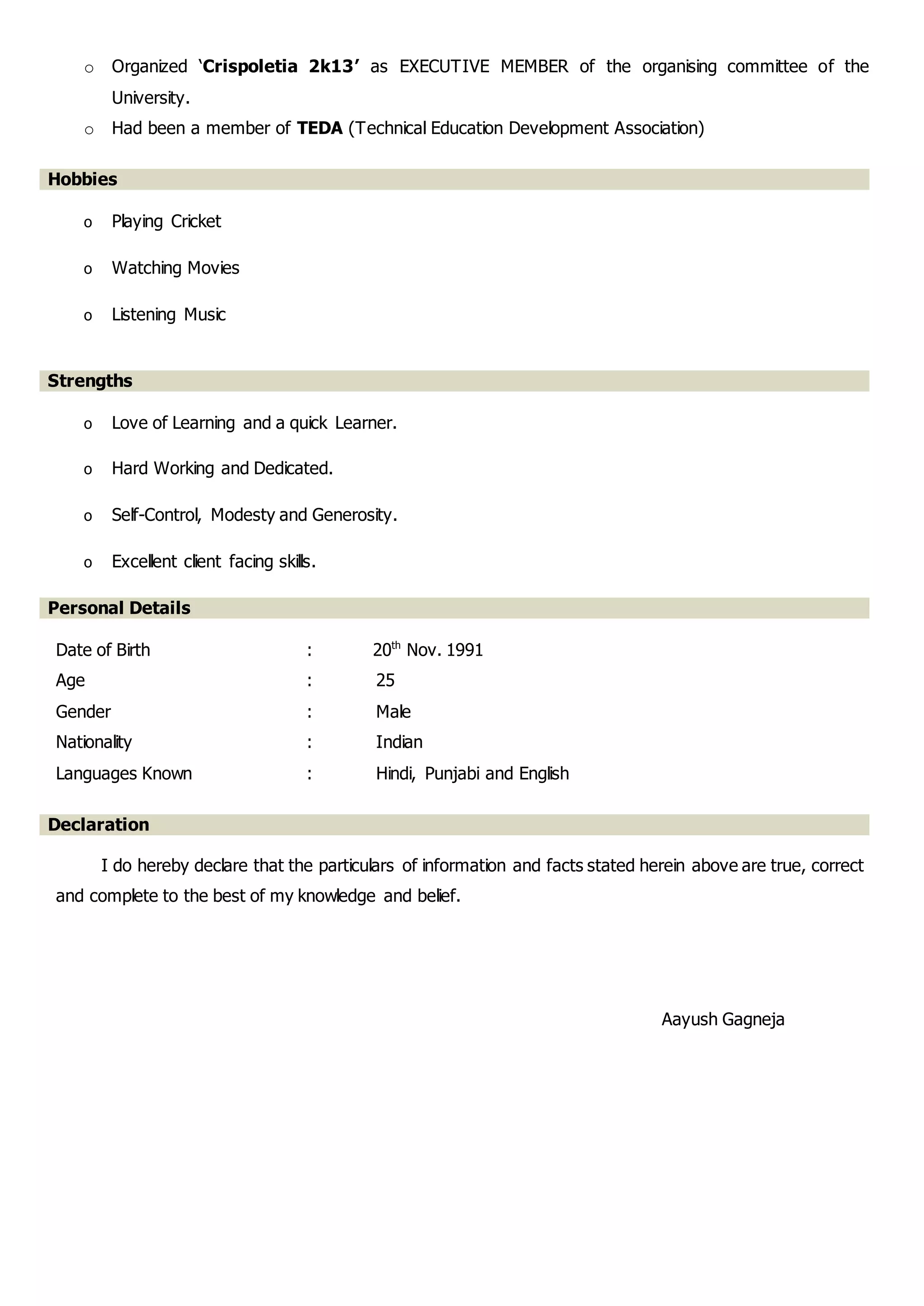 Aayush_Resume | PDF