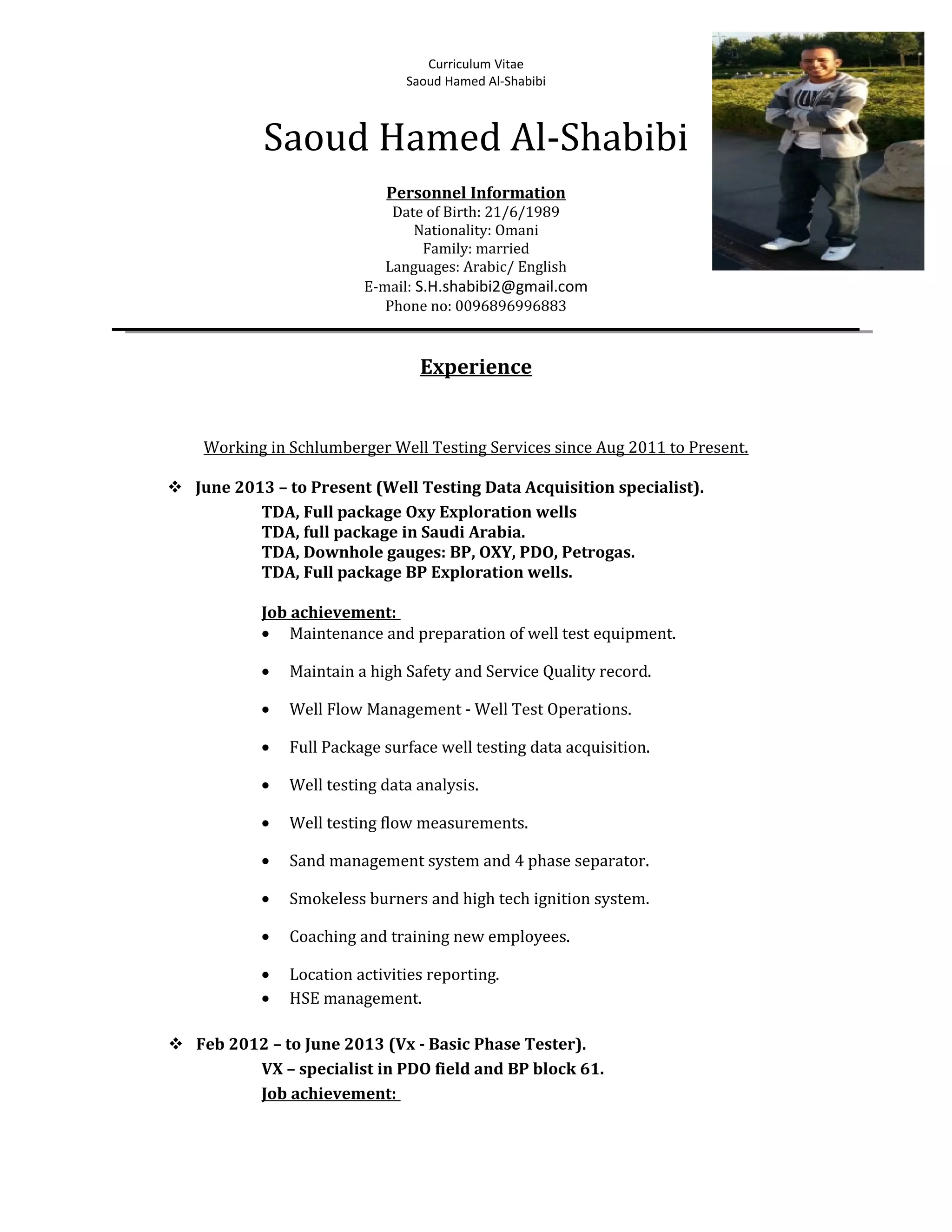 Saoud Al-shabibi | PDF